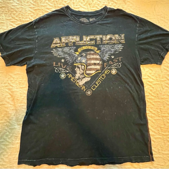 Affliction | Shirts | Vintage Mens Affliction Tee | Poshmark